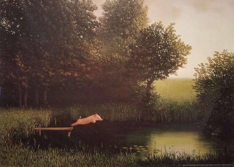 Diving Pig | Abreu Gallery