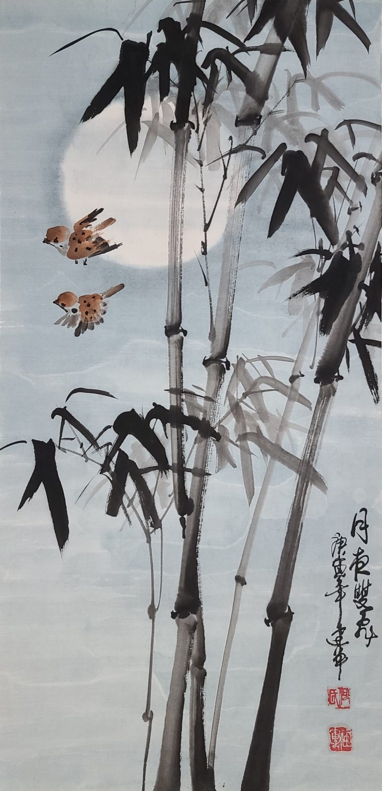 Original Water Brush Painting | Abreu Gallery