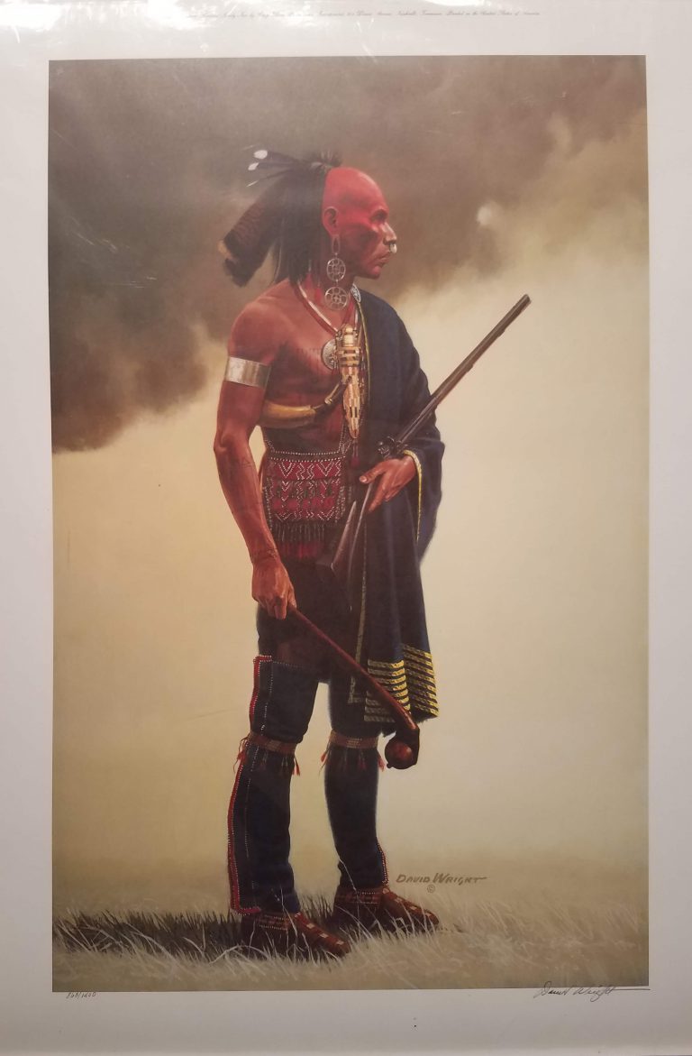 The Warrior by David Wright | Native American Print | Abreu Gallery